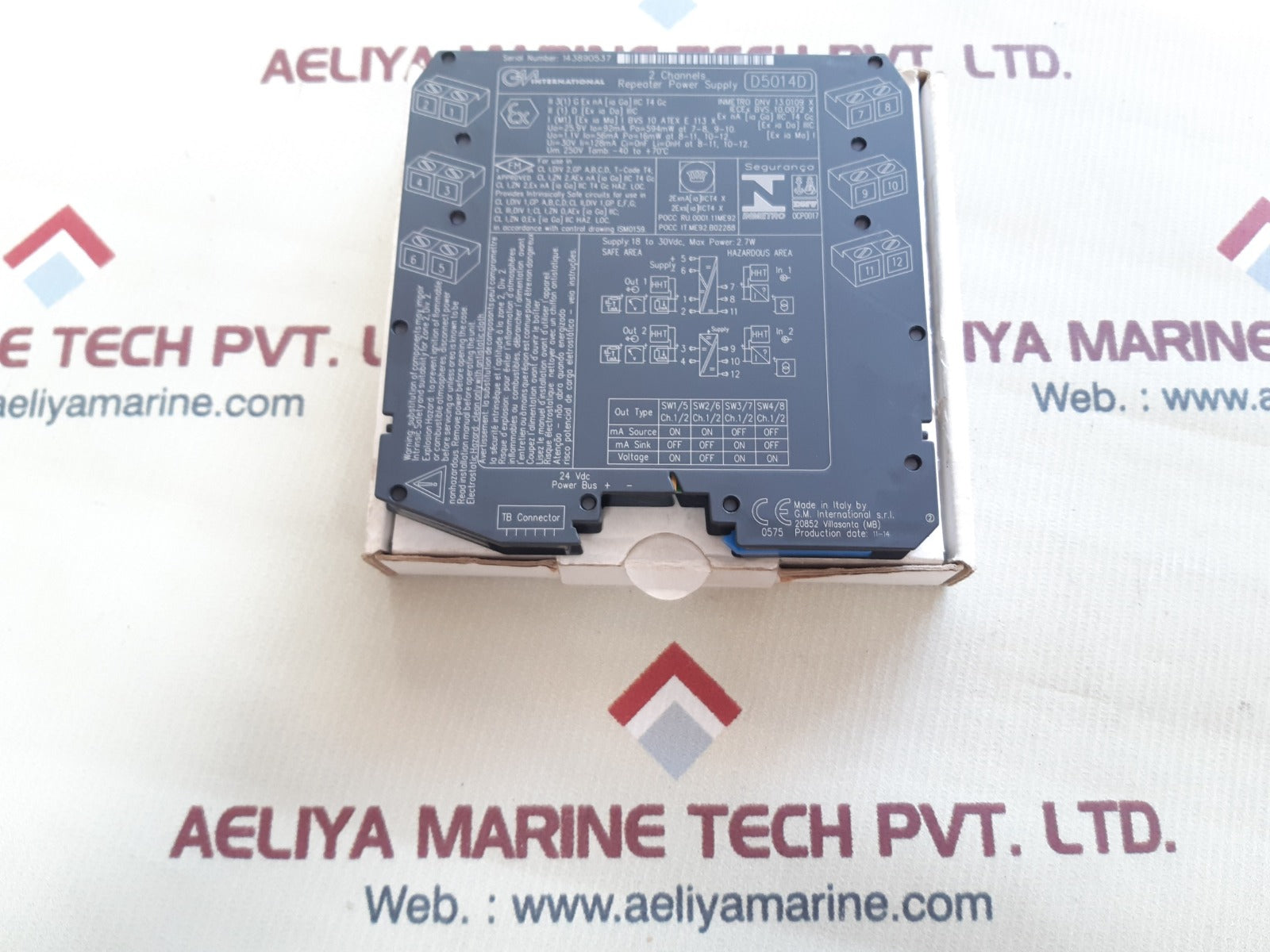 Gm d5014d 2 channels repeater power supply – Aeliya Marine Tech