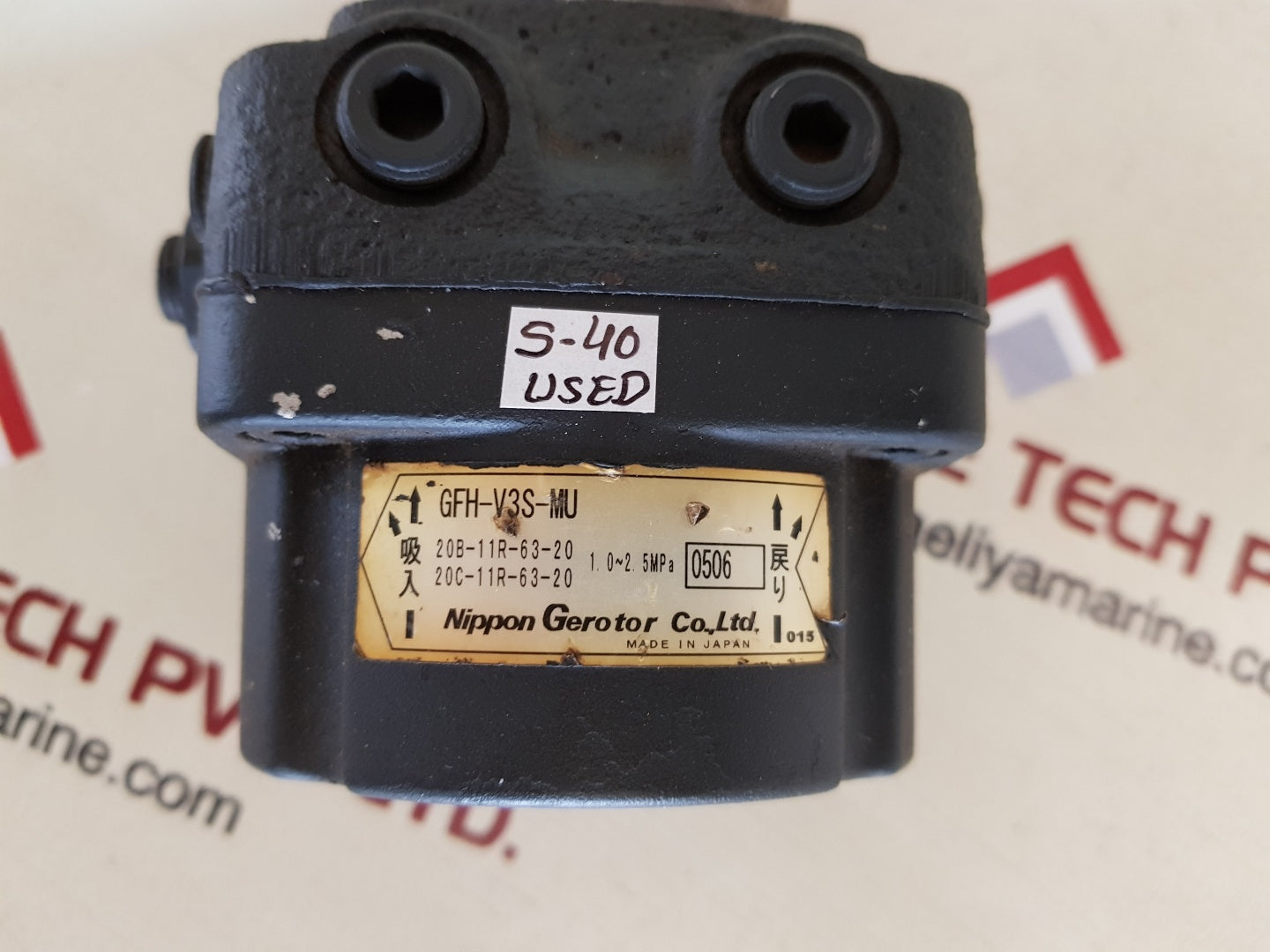 Nippon gerotor gfh-v3s-mu oil pump – Aeliya Marine Tech