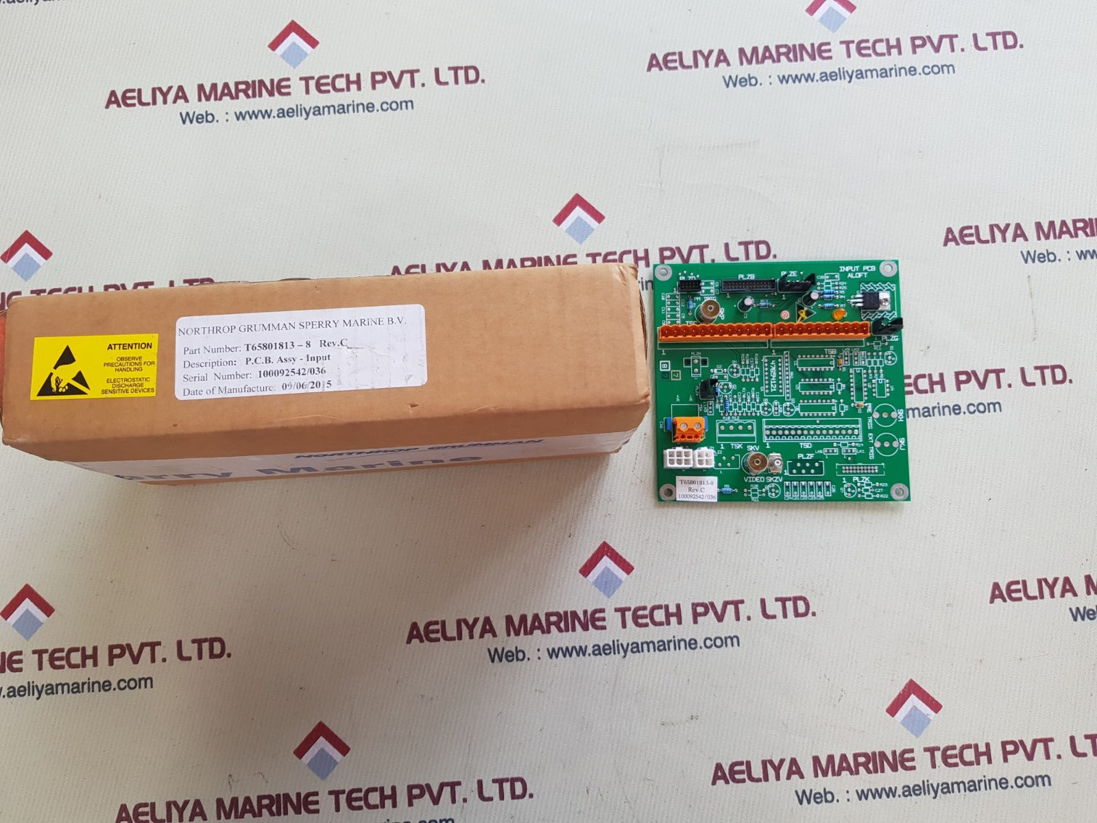 Sperry marine t65801813-8 input pcb aloft card rev.C – Aeliya Marine Tech