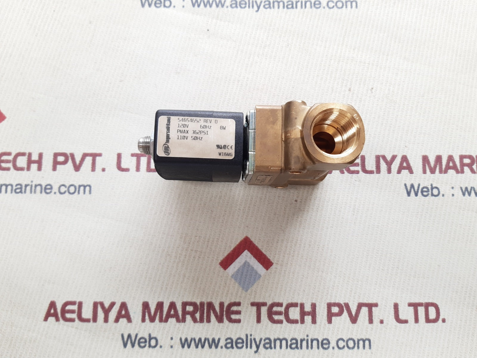 Ingersoll-rand 54654652 solenoid valve rev.D – Aeliya Marine Tech®