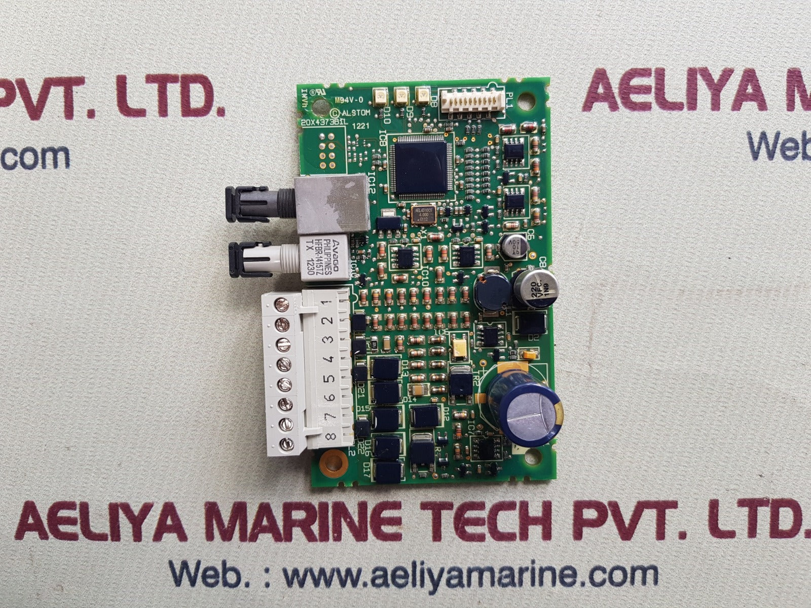 Alstom 20x4373/50bcoat thyristor gate drive board – Aeliya Marine Tech®