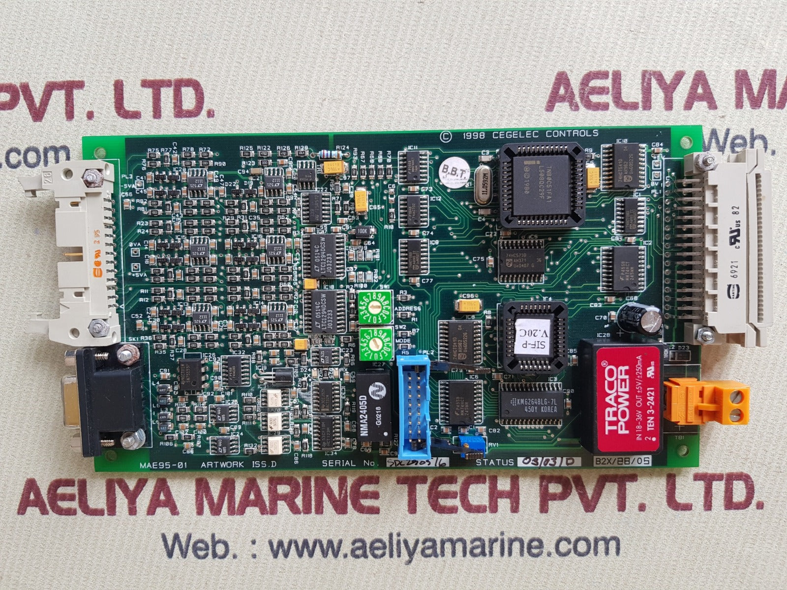 Cegelec mae95-01 pcb card – Aeliya Marine Tech®