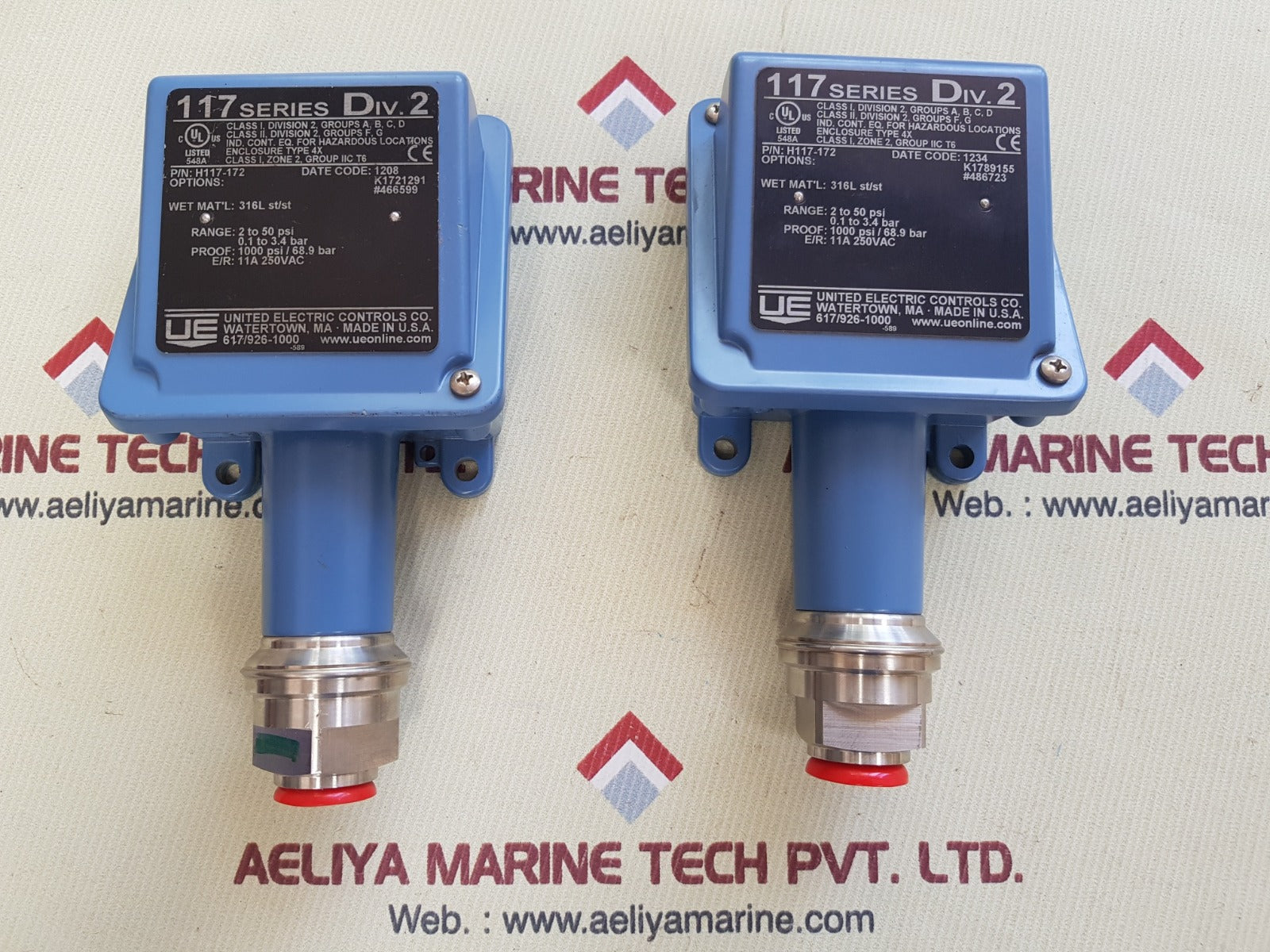 United electric h117-172 pressure switch – Aeliya Marine Tech