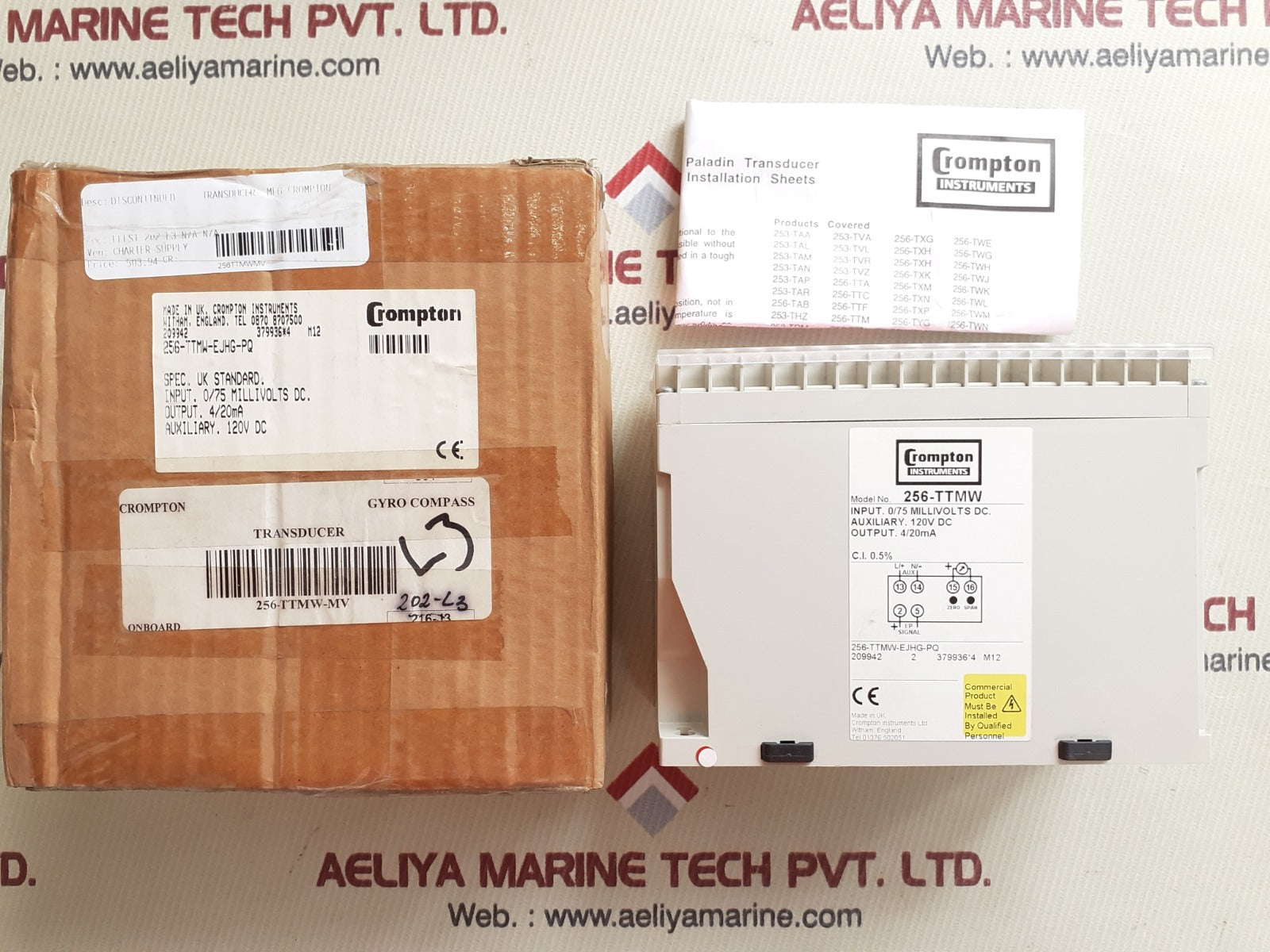 Crompton 256-ttmw transducer 256-ttmw-ejhg-pq – Aeliya Marine Tech