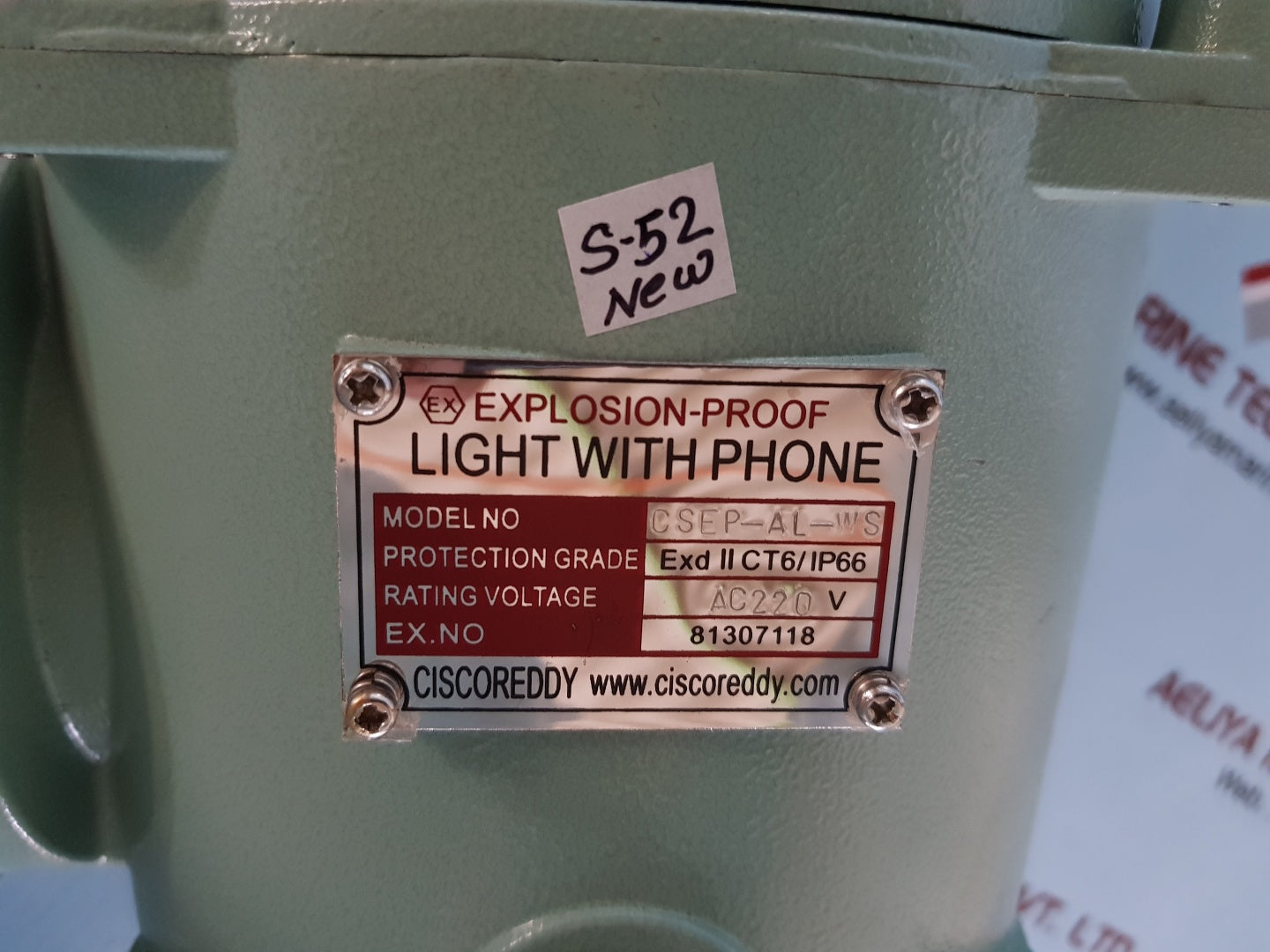 Ciscoreddy csep-al-ws explosion proof light – Aeliya Marine Tech