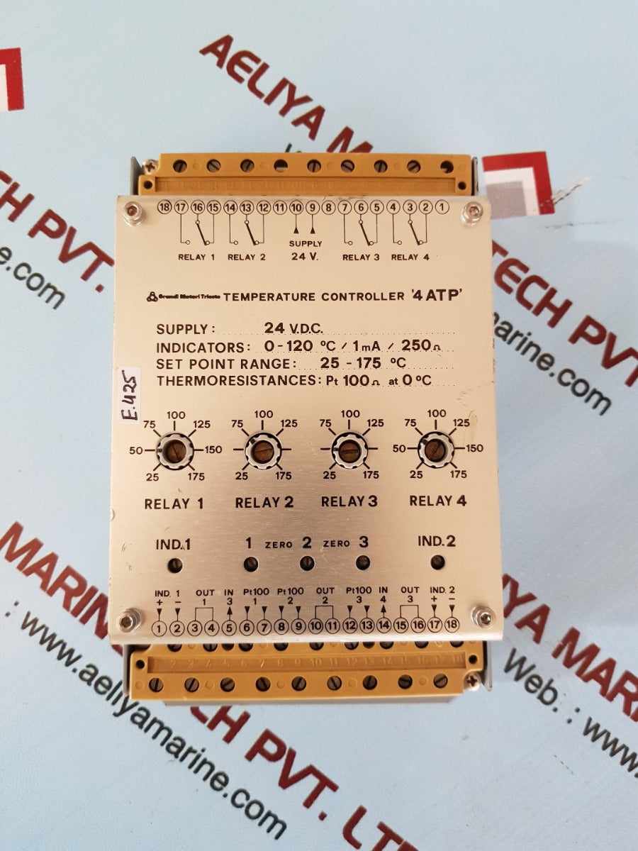 Temperature controller '4 atp' – Aeliya Marine Tech