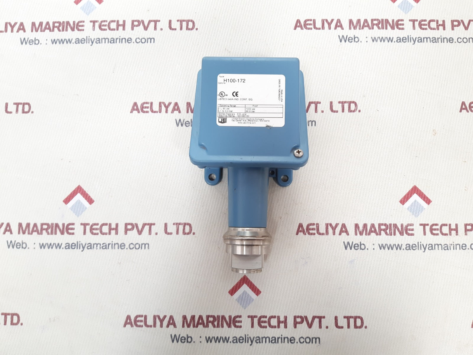 United electric h100-172 pressure switch – Aeliya Marine Tech