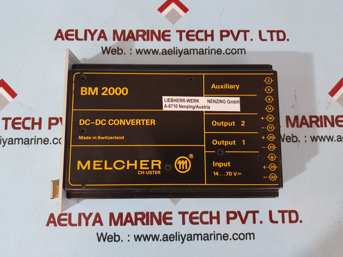 Melcher bm 2000 dc-dc converter – Aeliya Marine Tech