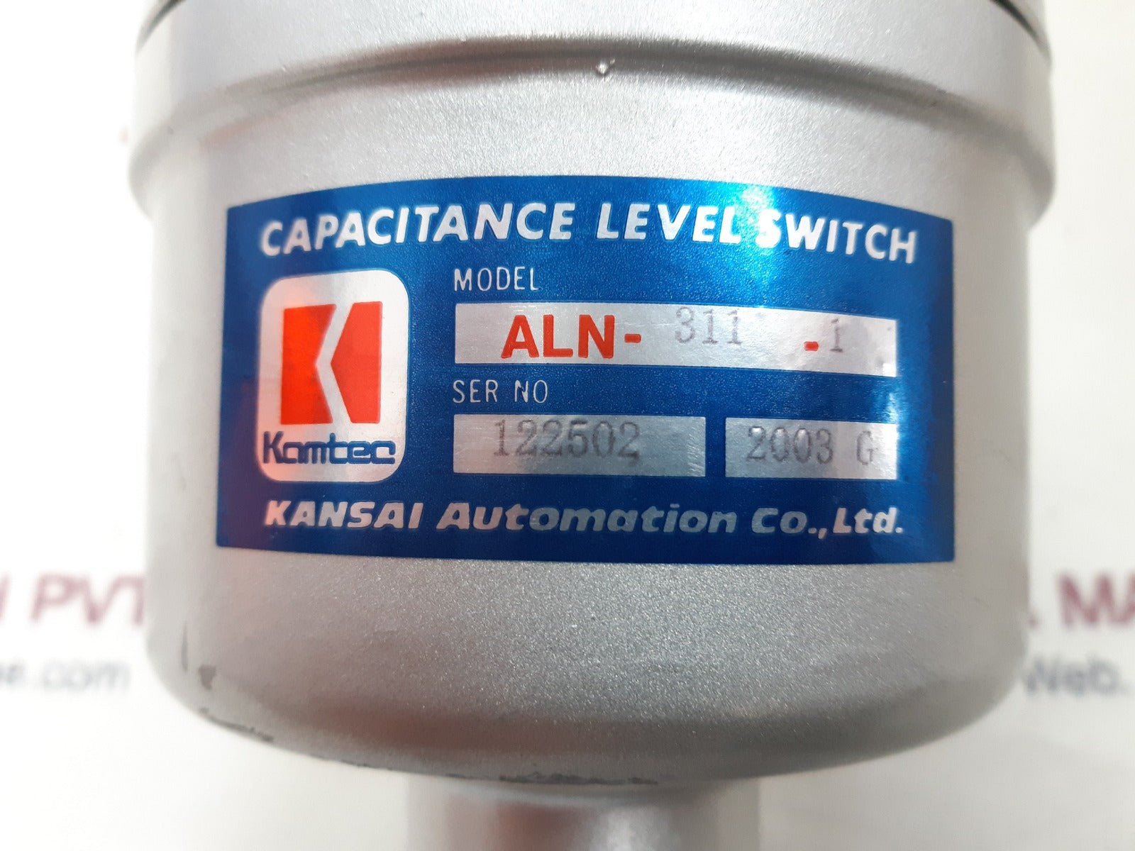 Kansai aln-311-1 capacitance level switch – Aeliya Marine Tech®