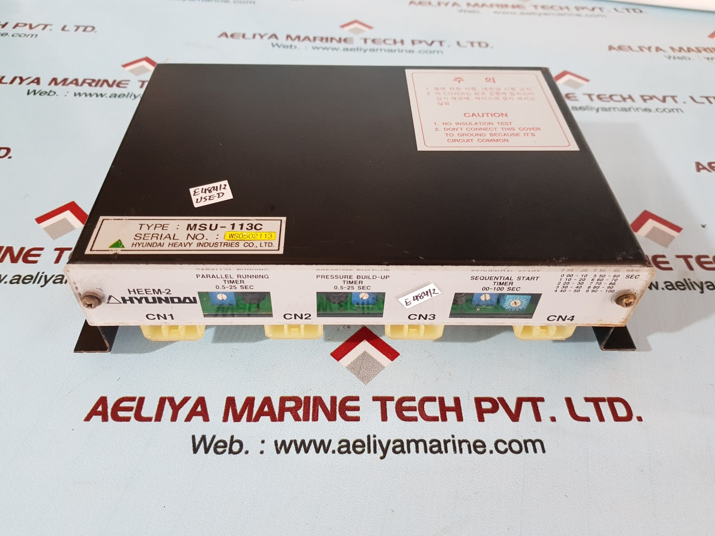 Hyundai msu-113c heem-2 motor auto control unit Used – Aeliya Marine Tech
