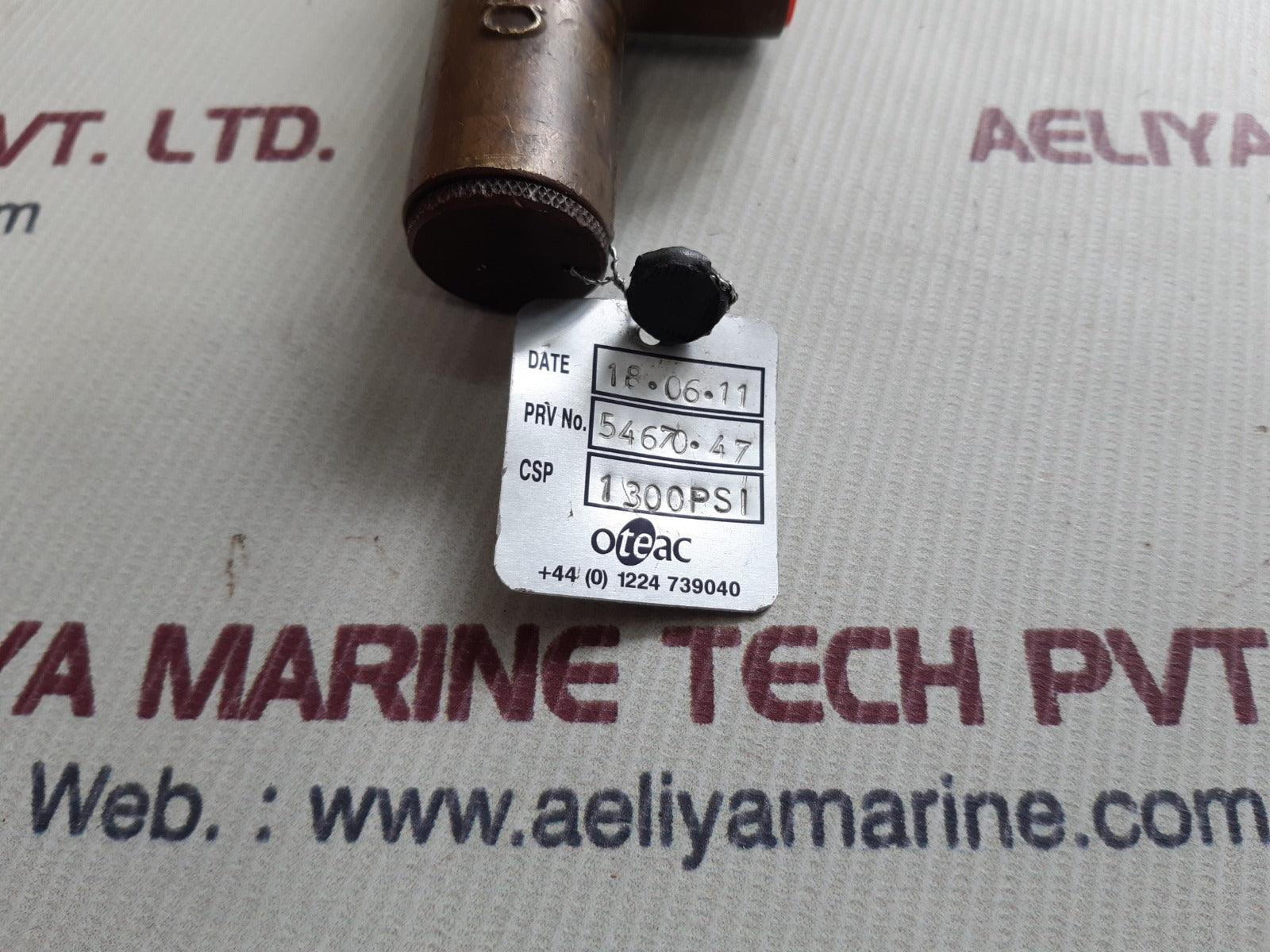 Seetru 359000024 safety valve – Aeliya Marine Tech