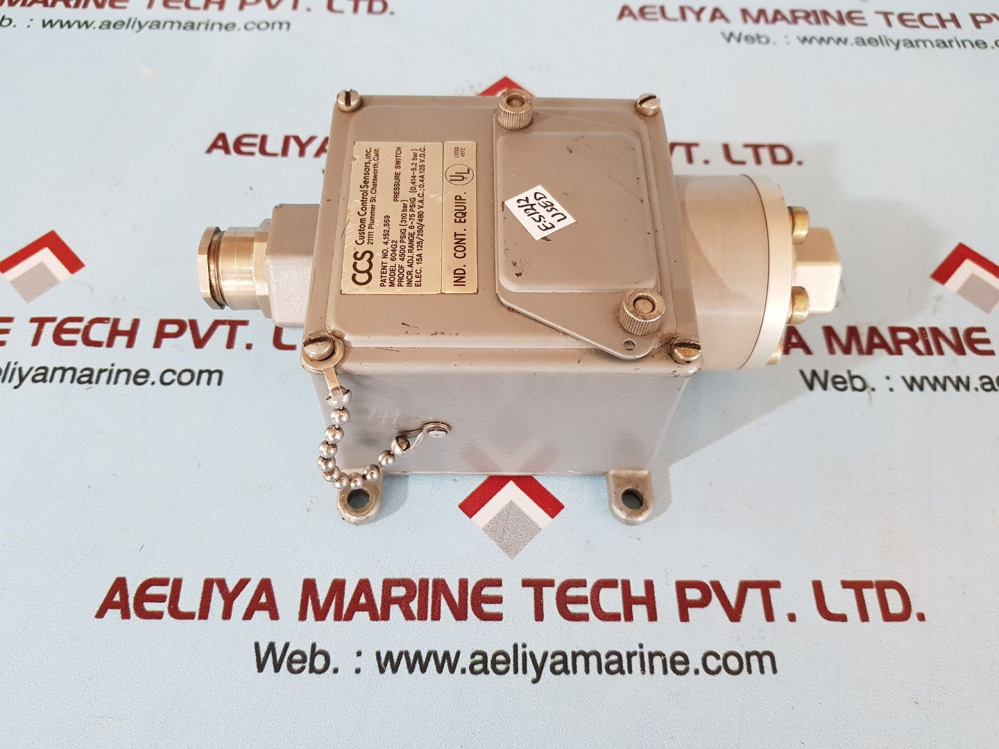CCS 604g2 pressure switch – Aeliya Marine Tech®