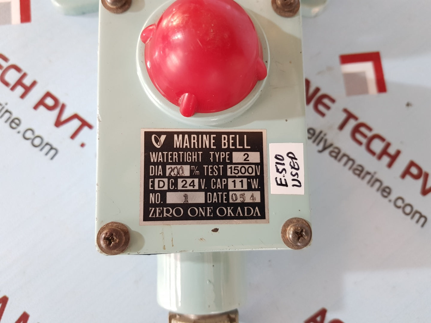 Zero one okada watertight type 2 marine bell cap 11w – Aeliya Marine Tech