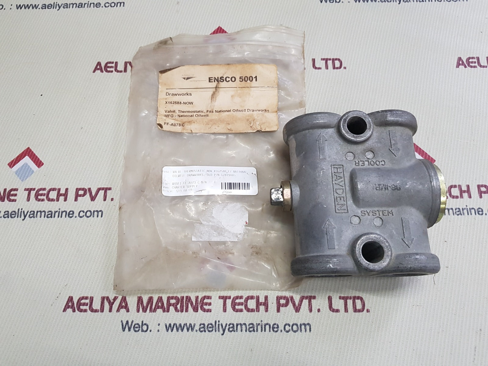 Hayden Ensco 5001 Thermostatic Valve G7819005 – Aeliya Marine Tech