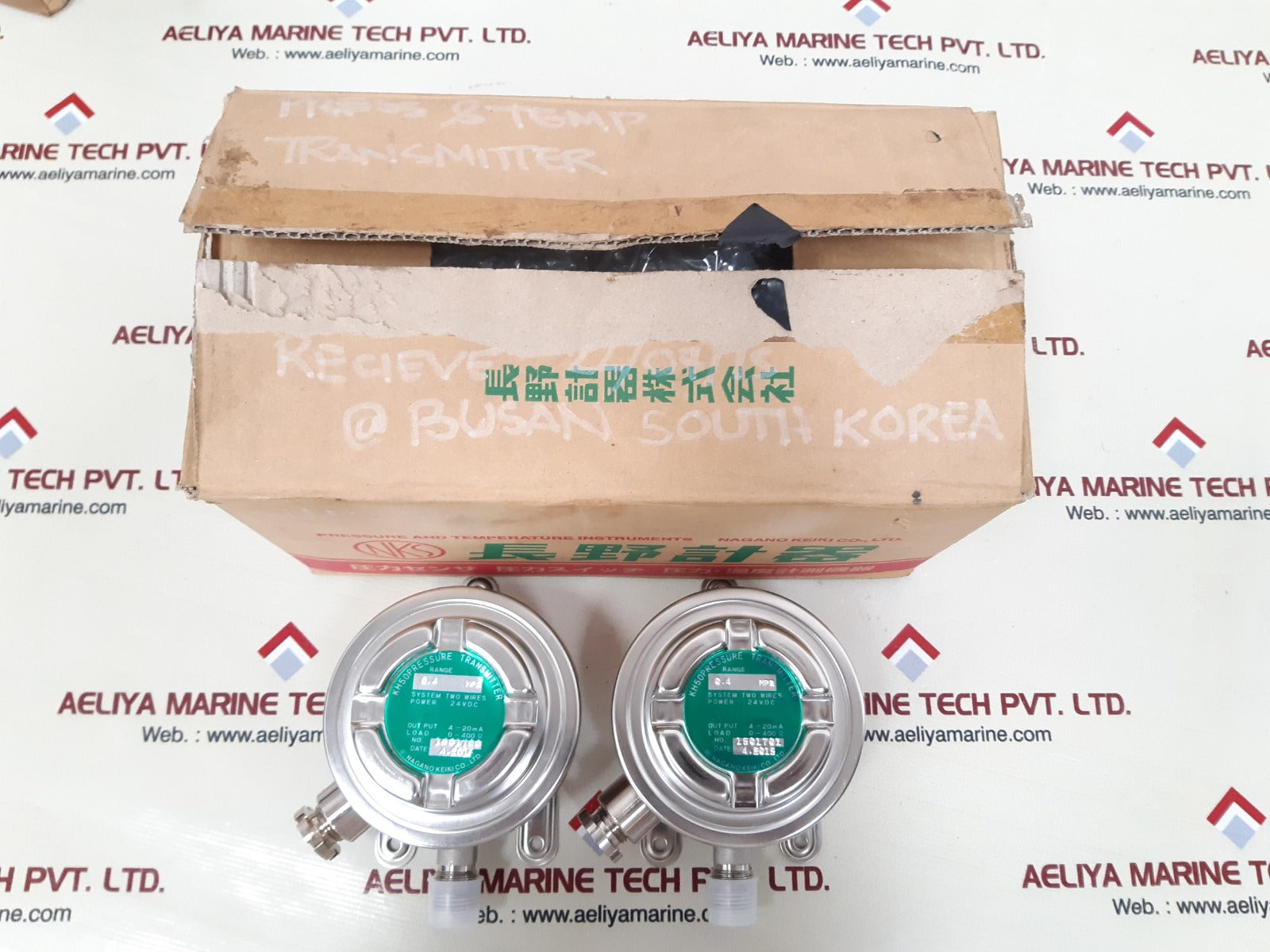Nagano Keiki kh50 pressure transmitter range 0.4mpa – Aeliya Marine Tech