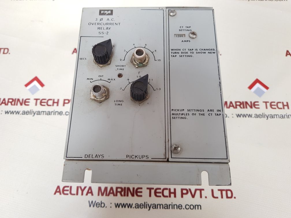 Fpe ss-2 overcurrent relay 1200 amps – Aeliya Marine Tech®