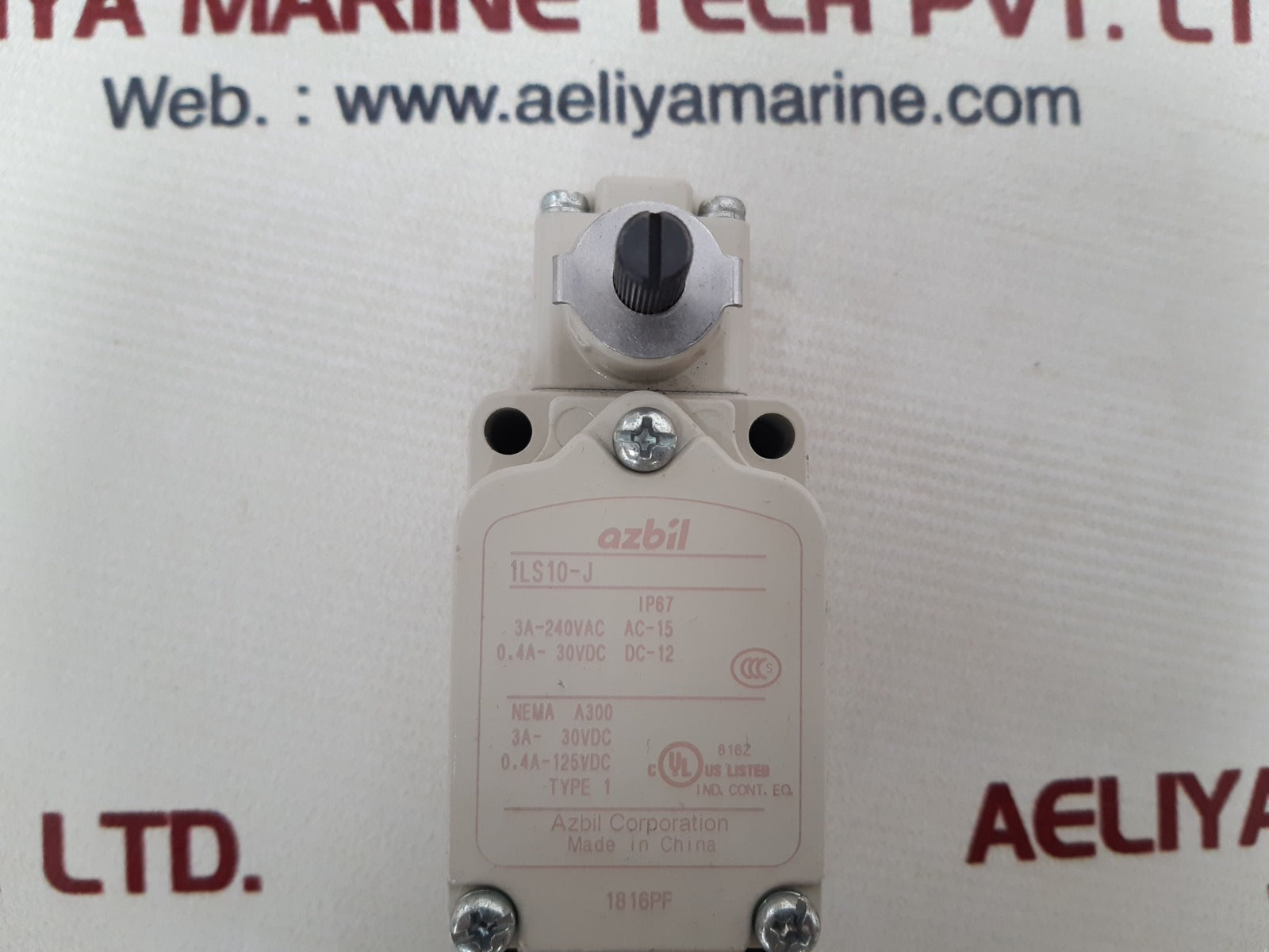 Azbil 1ls10-j limit switch – Aeliya Marine Tech®