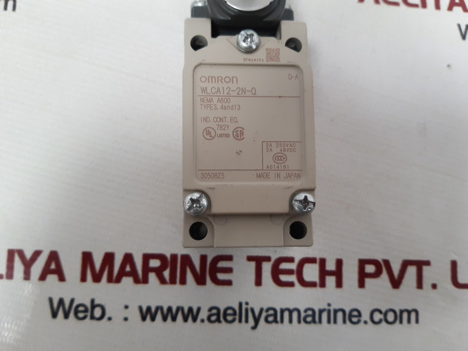 Omron wlca12-2n-q limit switch – Aeliya Marine Tech®