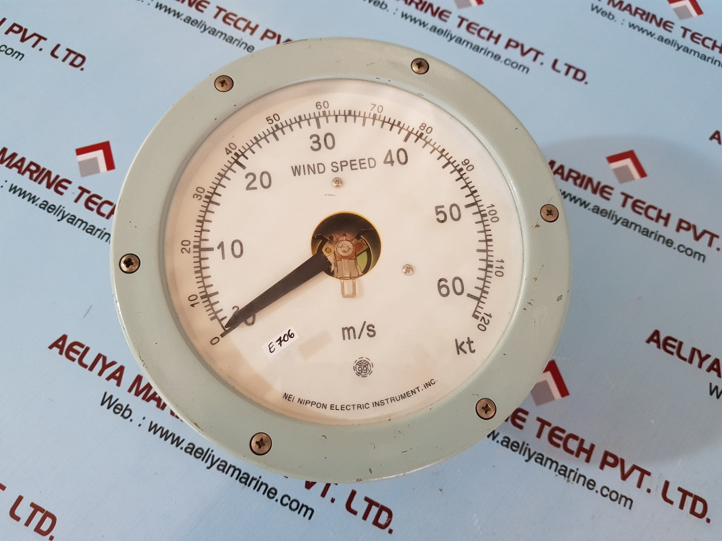 Nippon electric a20s wind speed indicator – Aeliya Marine Tech