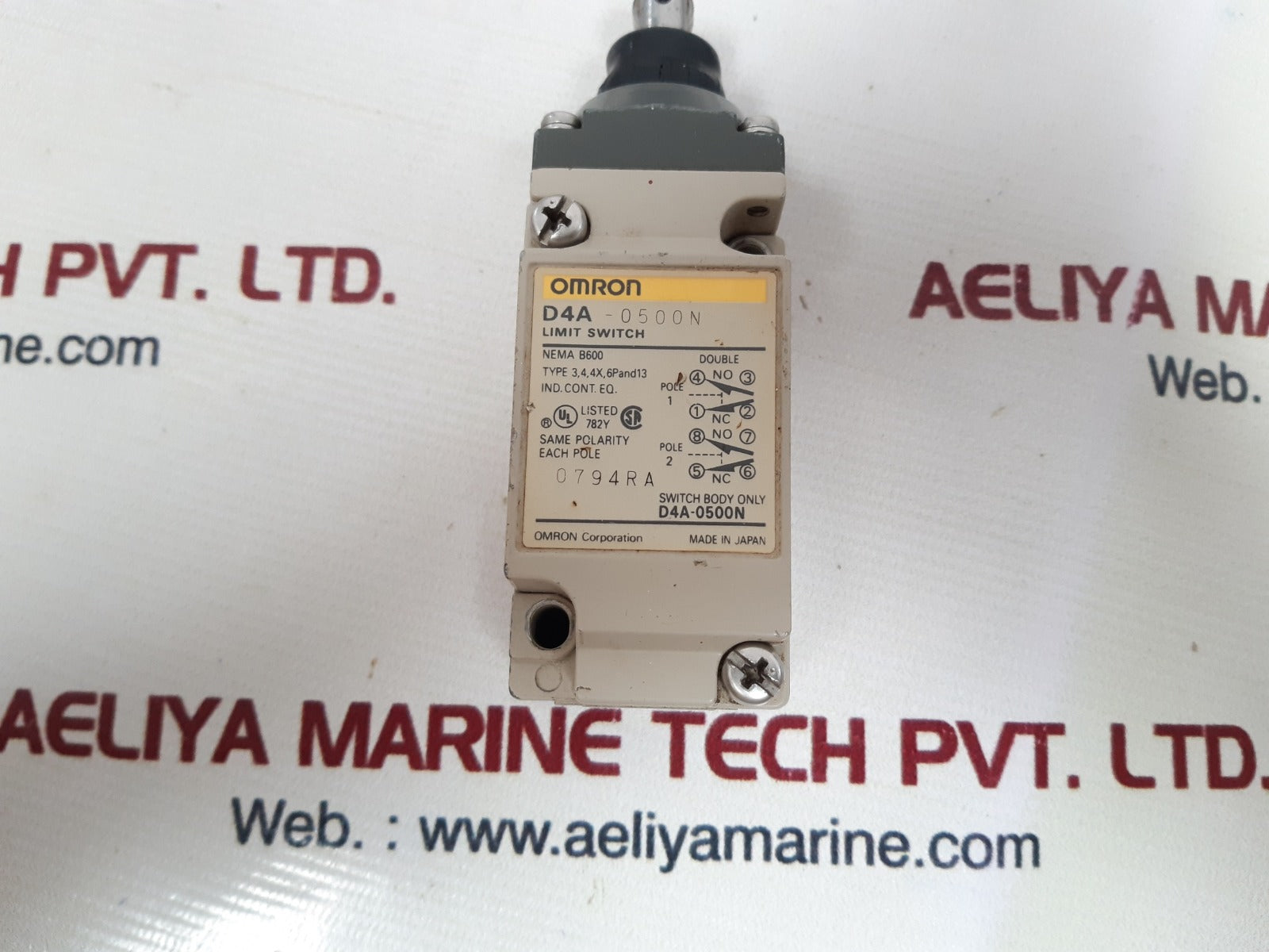 Omron d4a-0500n limit switch – Aeliya Marine Tech