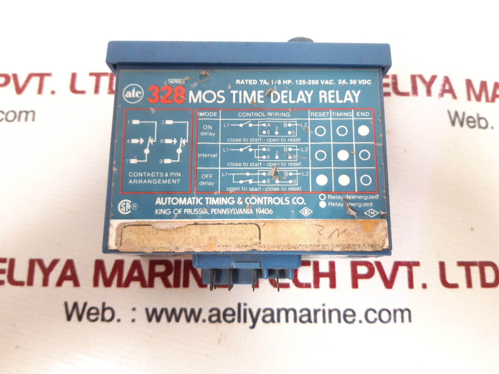 Atc 328 mos time delay relay – Aeliya Marine Tech