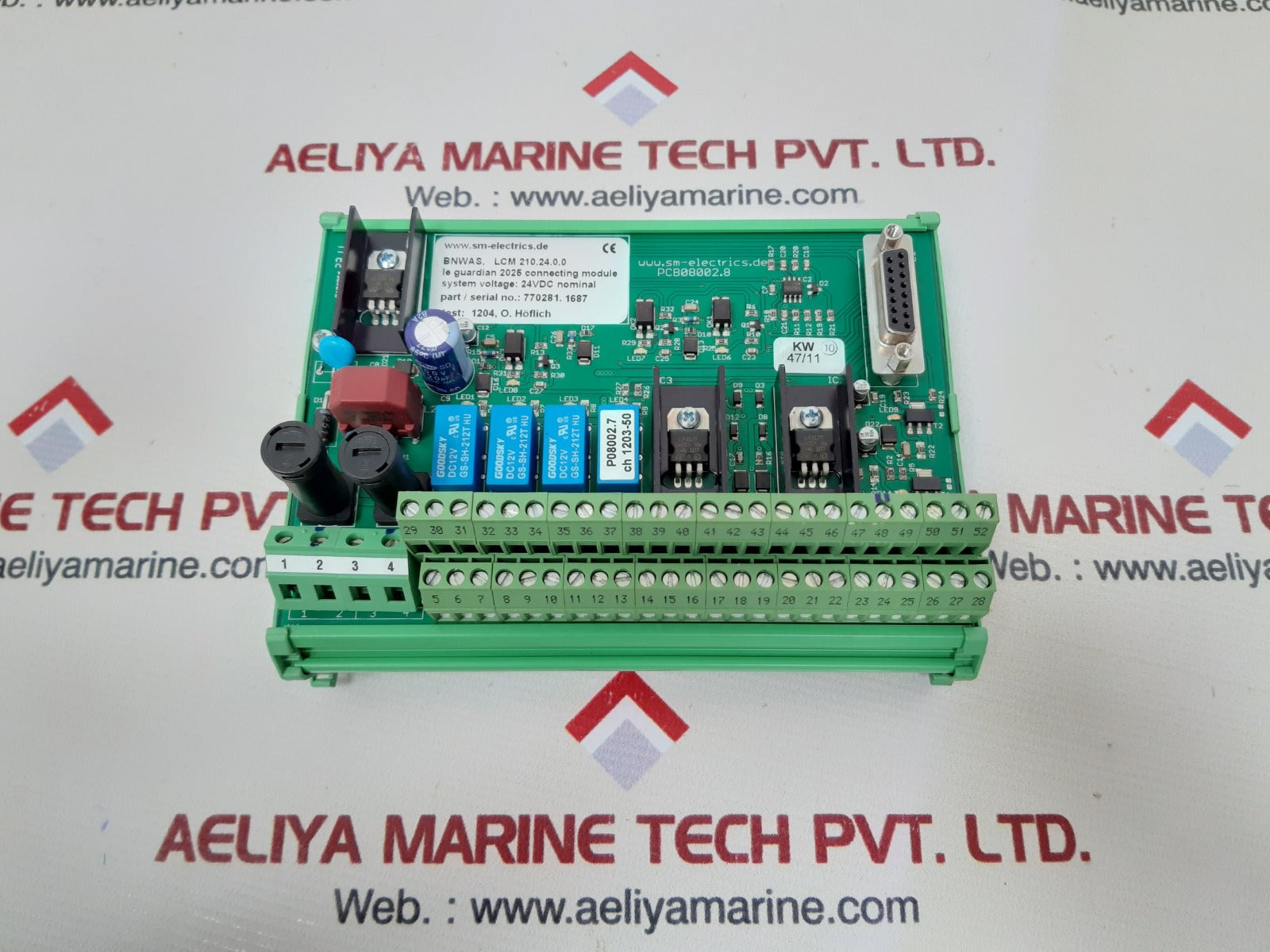 Sm electrics pcb08002.8 connecting module – Aeliya Marine Tech