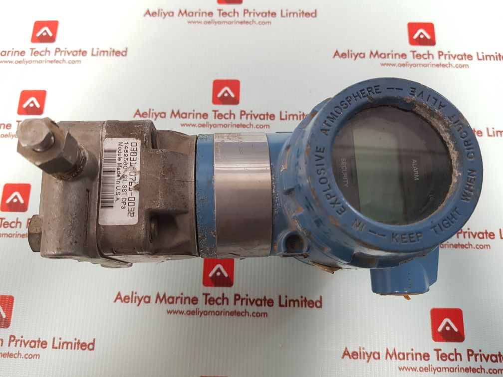 Rosemount 03031-0060-0003 rev. f pressure transmitter – Aeliya Marine Tech