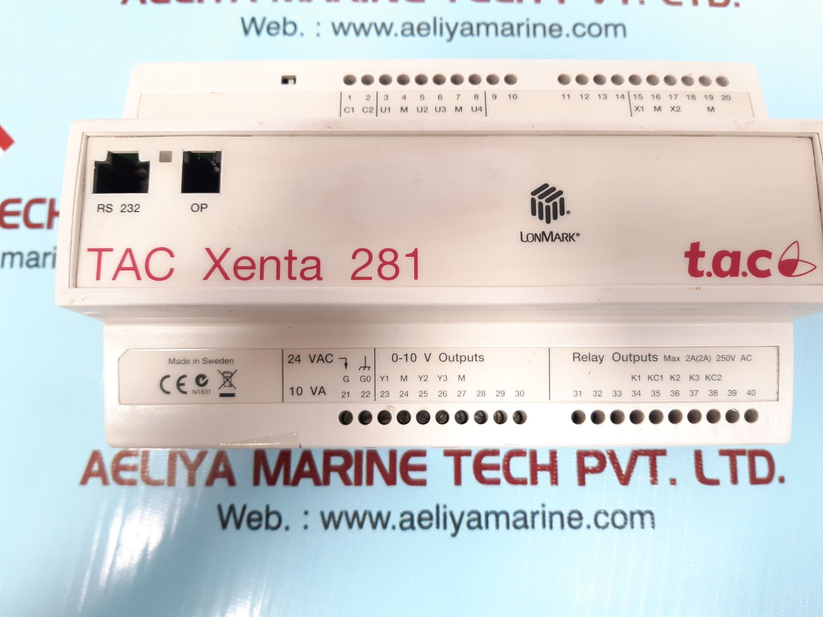 Tac xenta 281 0-073-0030-0 programmable controller – Aeliya Marine Tech®