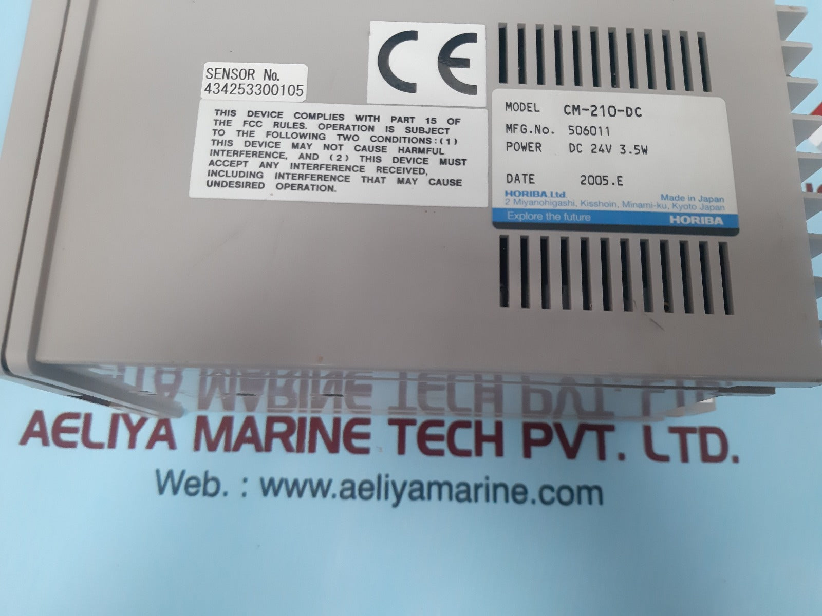 Horiba cm-210-dc hf monitor – Aeliya Marine Tech®