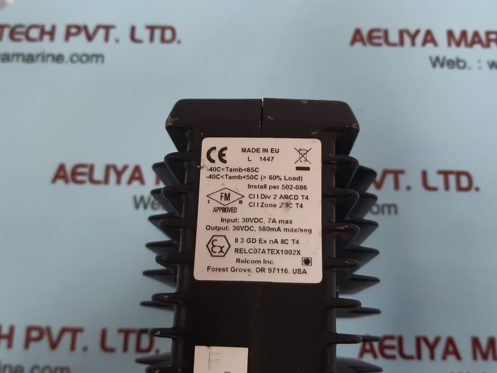 Relcom mtl f802 redundant fieldbus power system – Aeliya Marine Tech®