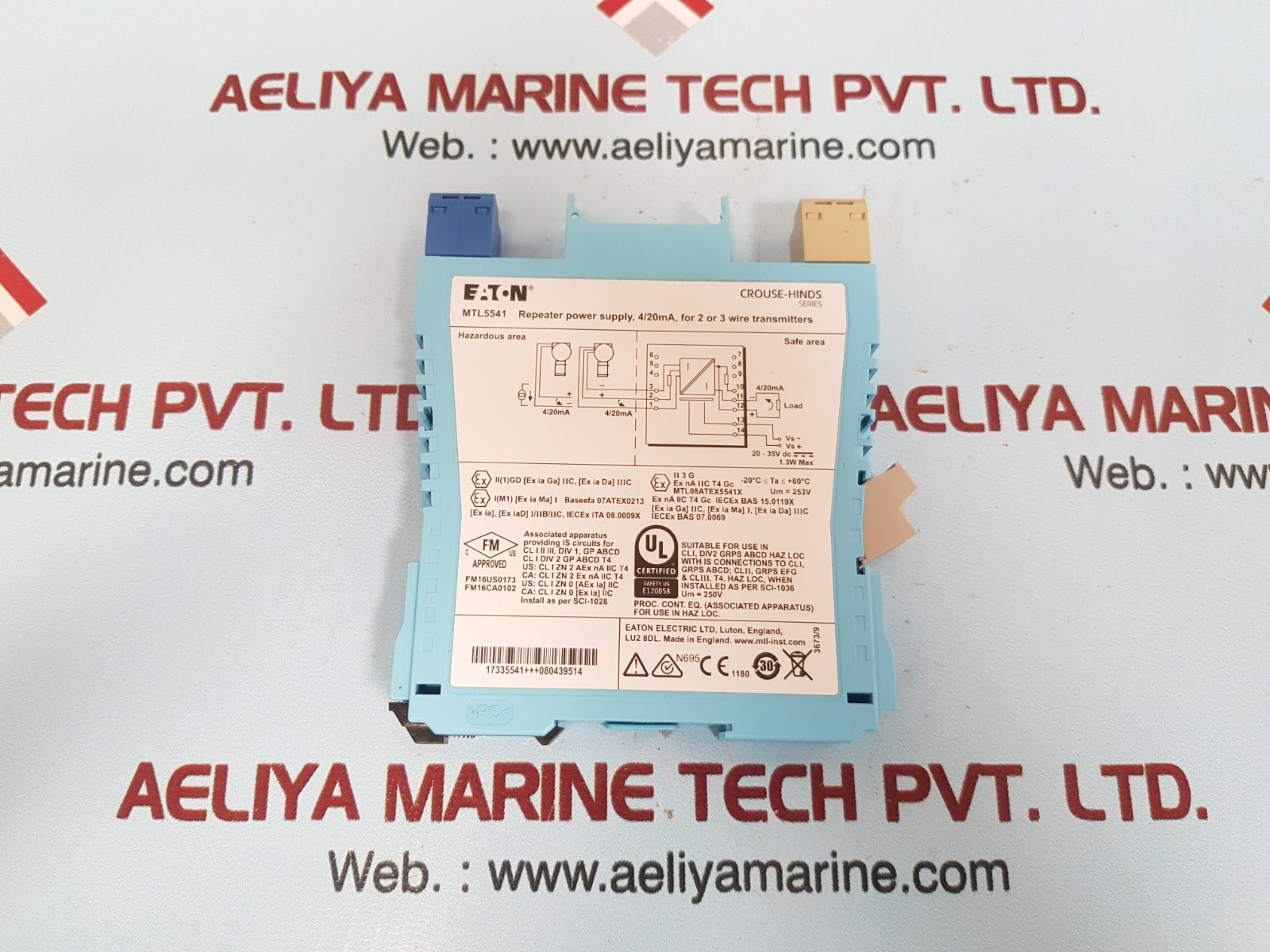 Eaton MTL5541 Repeater Power Supply 4/20mA for Industrial Use – Aeliya ...