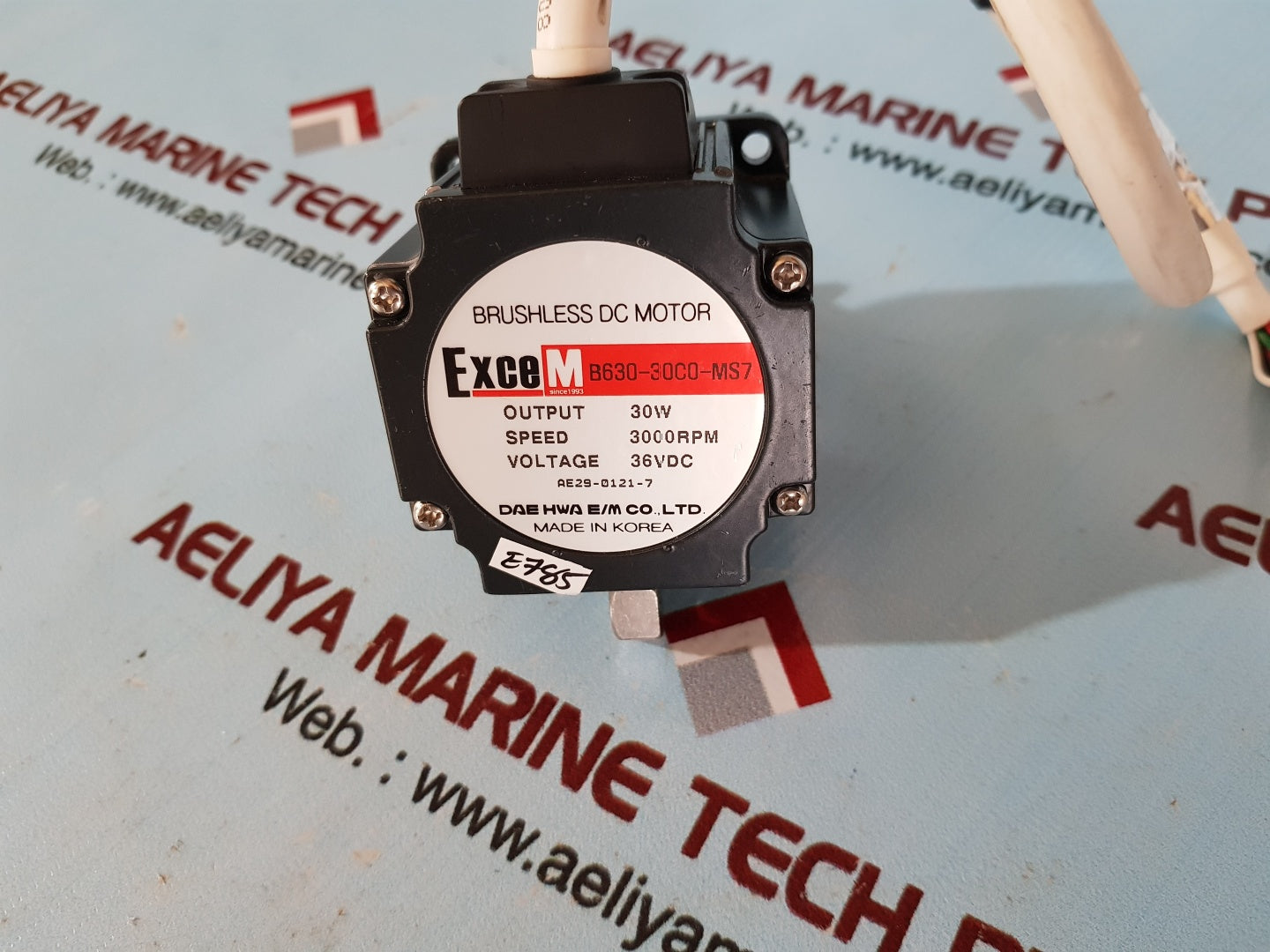 Excem b630-3000-ms7 brushless dc motor – Aeliya Marine Tech