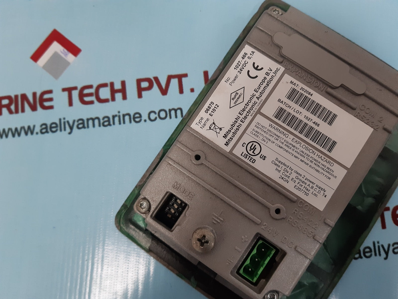 Mitsubishi 06870 operator interface control panel e1012 – Aeliya Marine ...