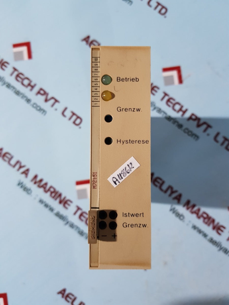 Siemens m72151-b4100 module – Aeliya Marine Tech