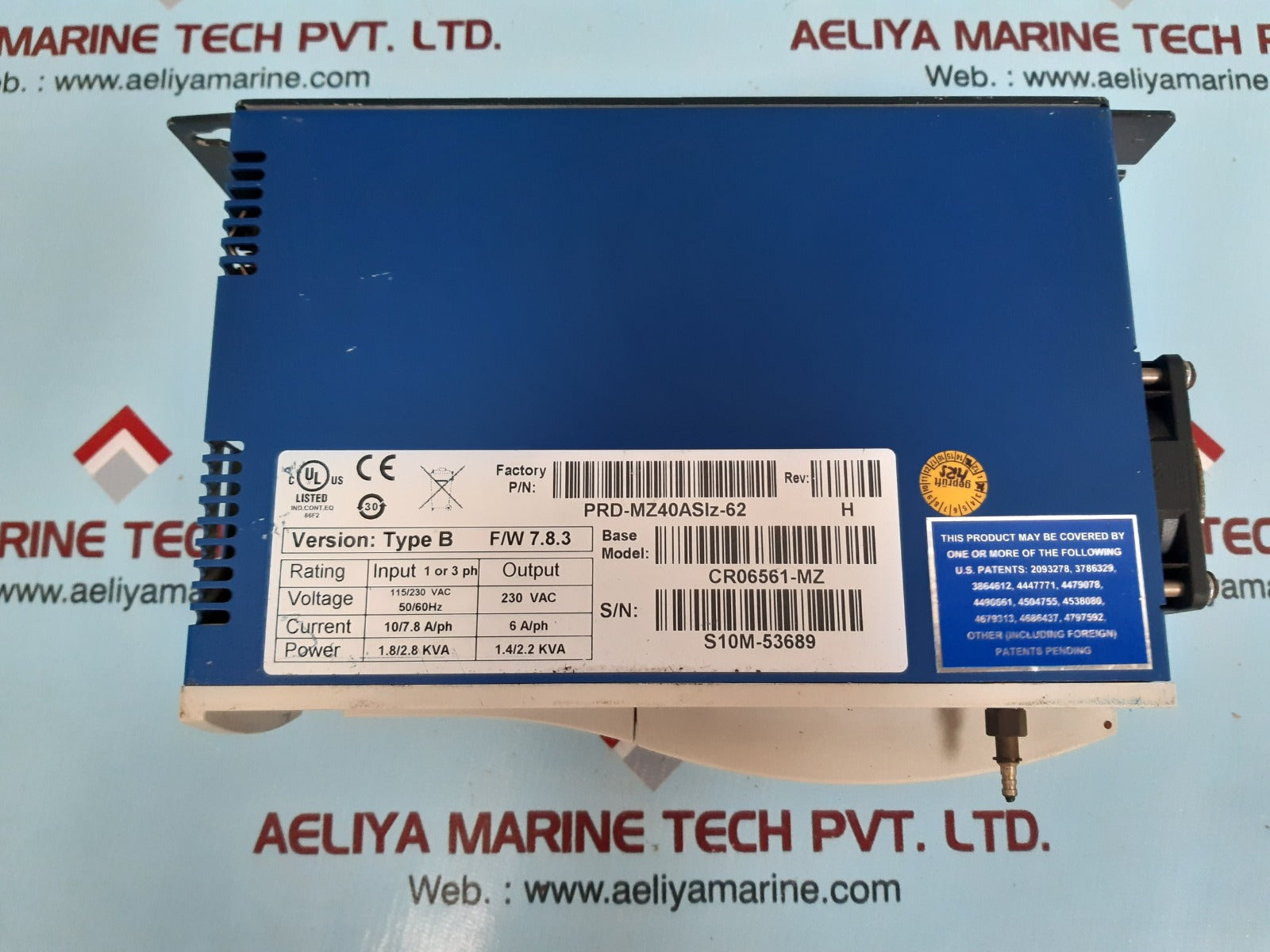 kollmorgen servostar cd model cr06561-mz servo drive rev:H – Aeliya Marine Tech®