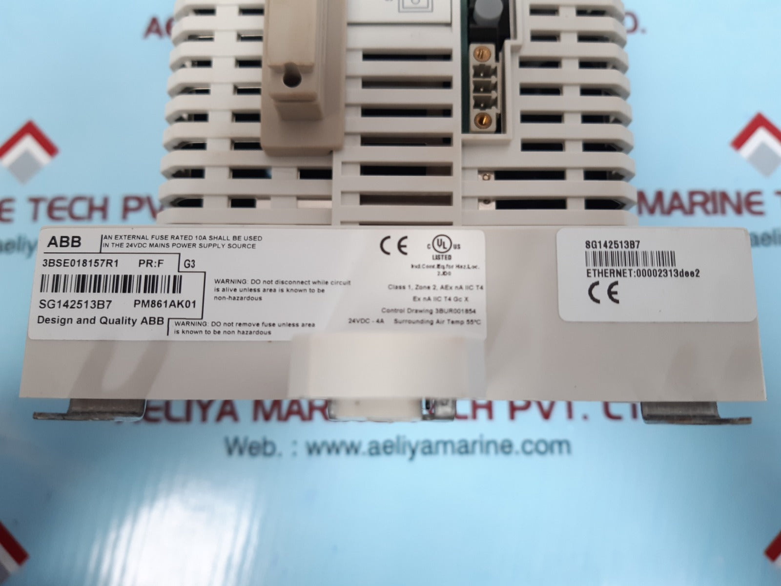 Abb Ac 800m PM861A 3BSE018157R1 Processor Unit – Aeliya Marine Tech