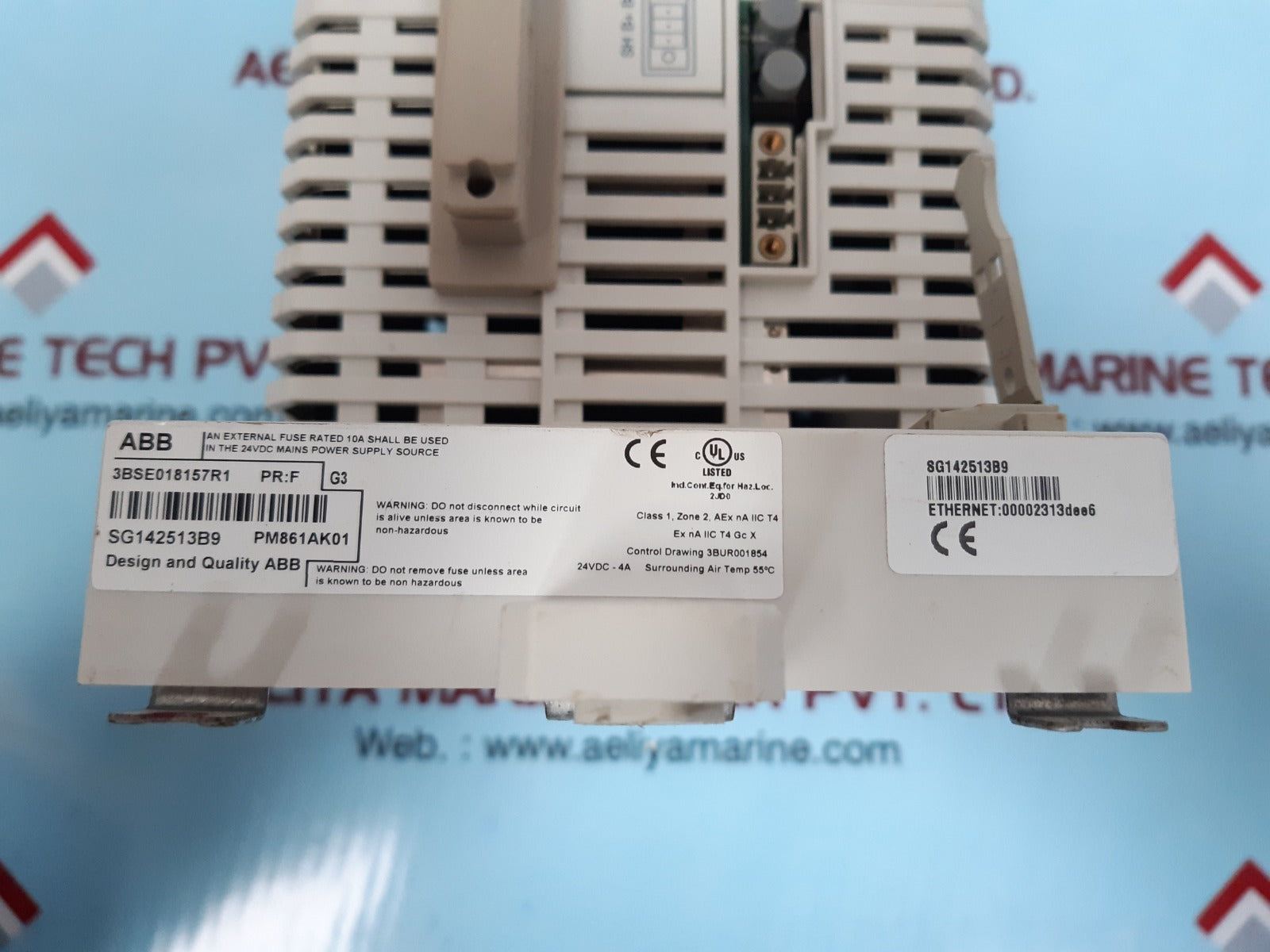 ABB PM861A 3BSE018157R1 Processor Unit 4A 24VDC – Aeliya Marine Tech
