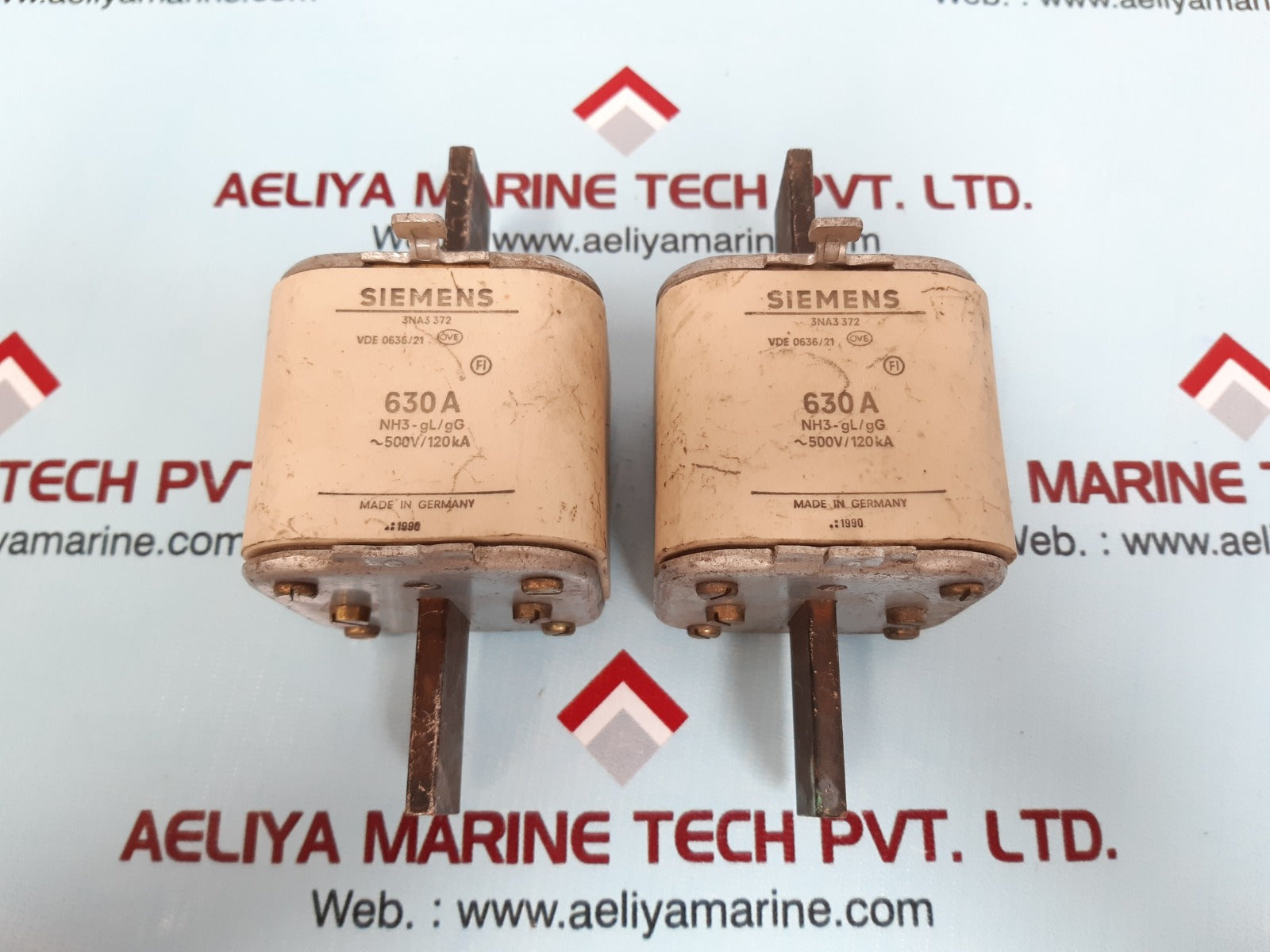 Siemens 3na3 372 fuse 630a 500v/120ka – Aeliya Marine Tech