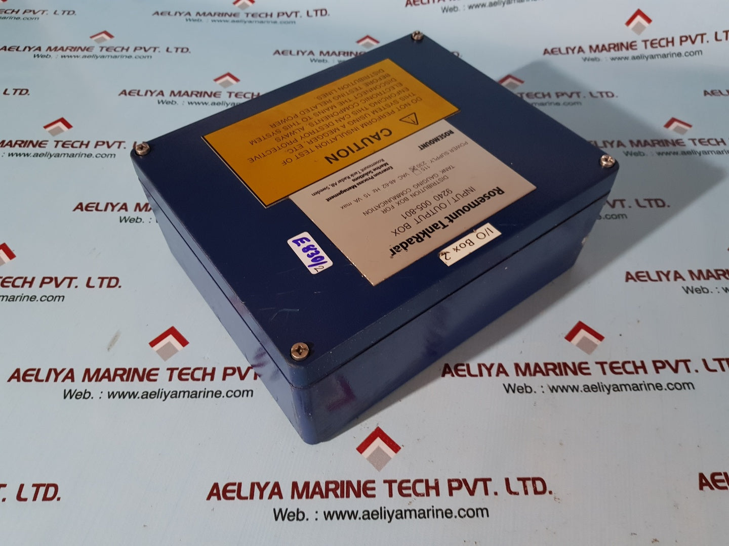 Rosemount tankradar 9240 005-801 input/output box – Aeliya Marine Tech