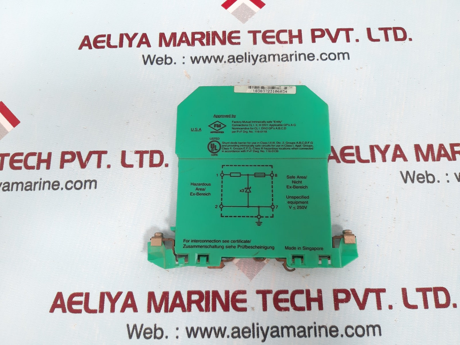 Pepperl+fuchs z728 safe snap barrier – Aeliya Marine Tech