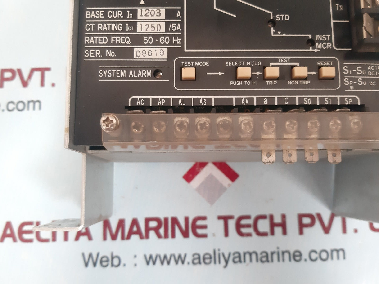 Terasaki aor-1bs-as Over-current trip – Aeliya Marine Tech