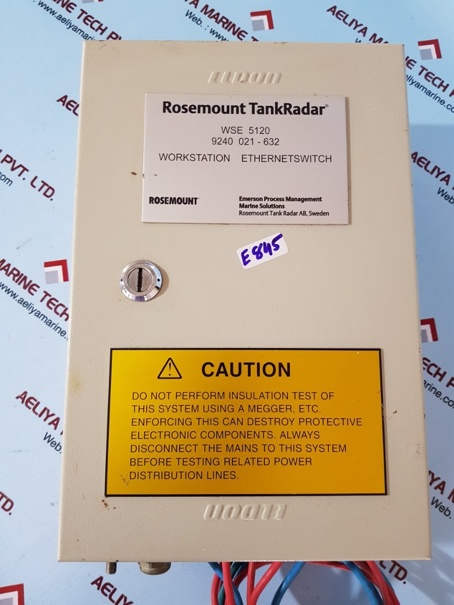 Rosemount tankradar wse 5120 workstation ethernet switch 9240 021-632 ...