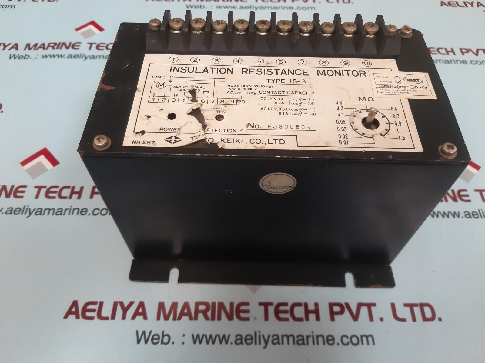 Toyo keiki is-3 insulation resistance monitor 200-230v 50/60hz – Aeliya ...