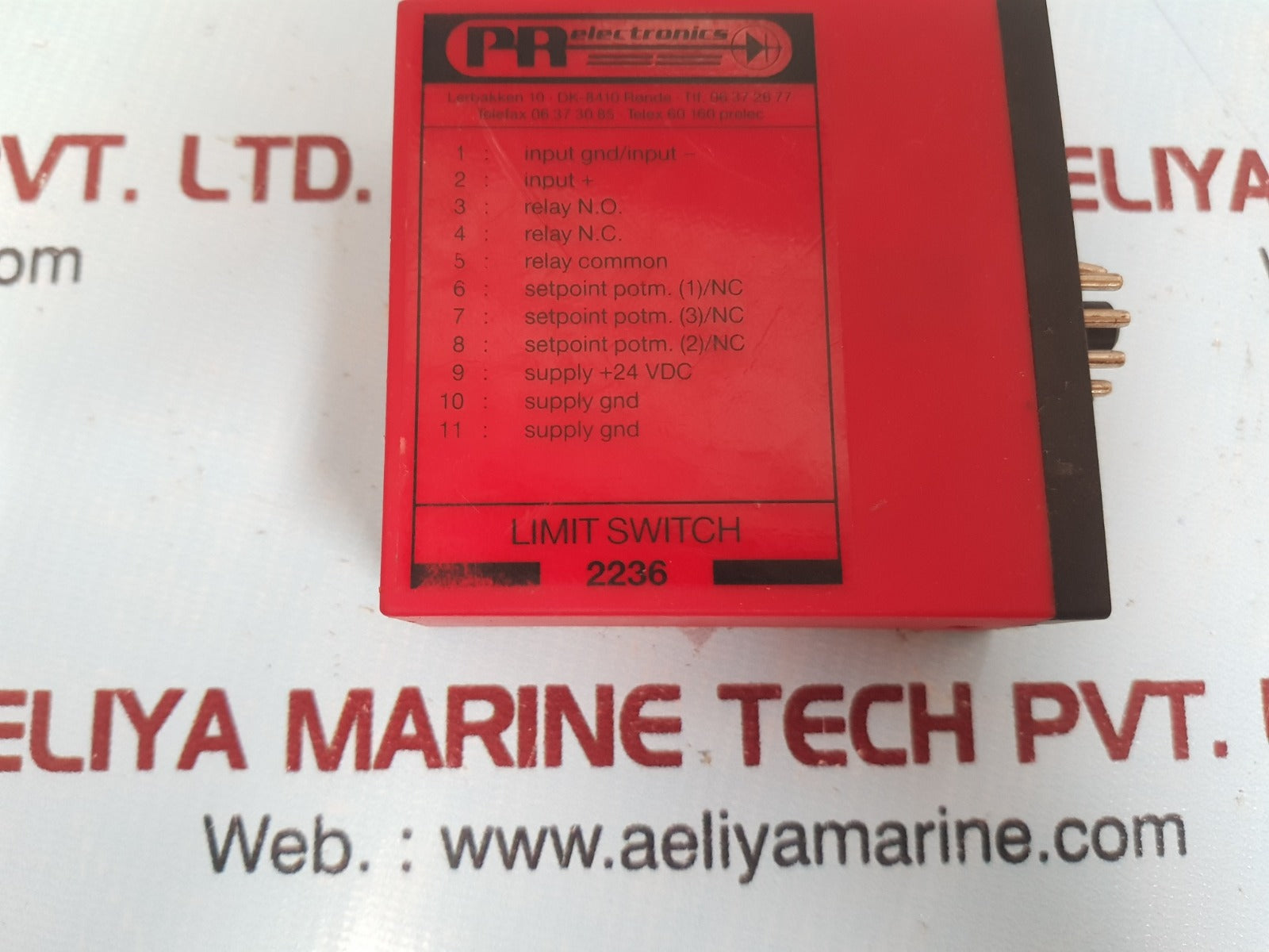 Pr electronics 2236 limit switch – Aeliya Marine Tech