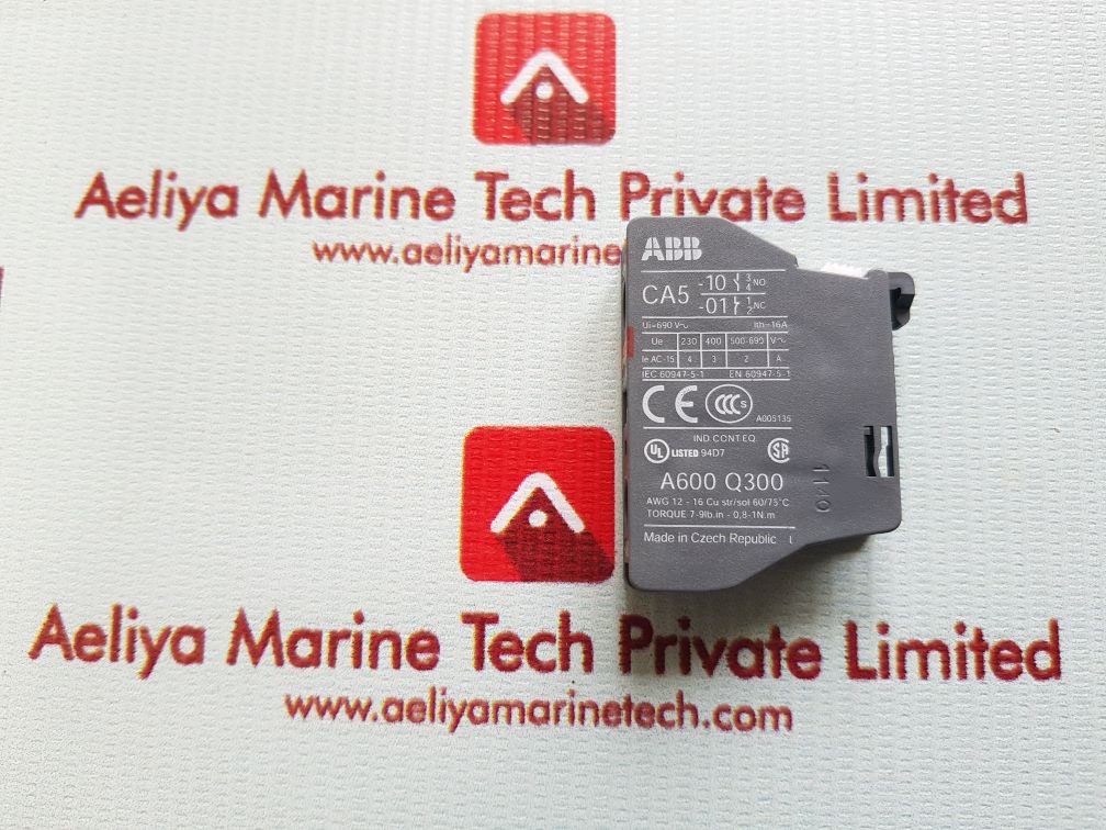 Lot Of 6X Abb Ca5-10 Auxiliary Contact – Aeliya Marine Tech®