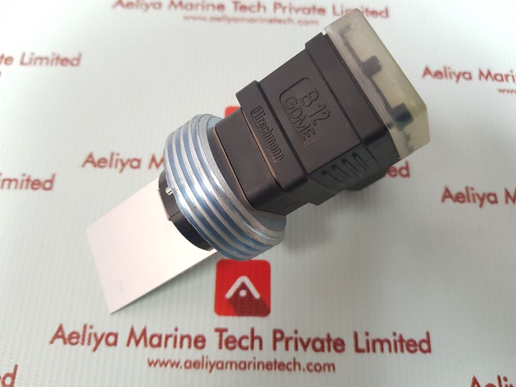 Hirschmann b12 gdme female valve connector – Aeliya Marine Tech