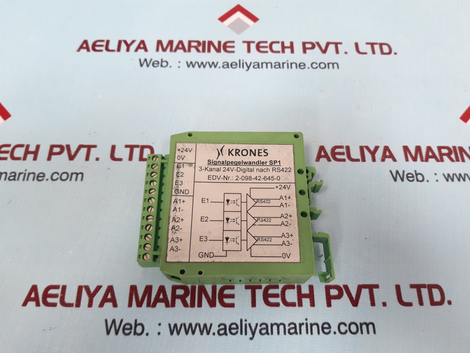 Krones 2-098-42-645-0 Signal Level Converter 24V-digital Nach Rs422 ...