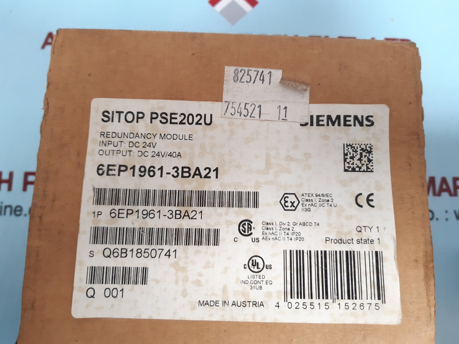 Siemens Sitop Pse202U 6Ep196-1-3Ba21 Redundancy Module – Aeliya Marine ...