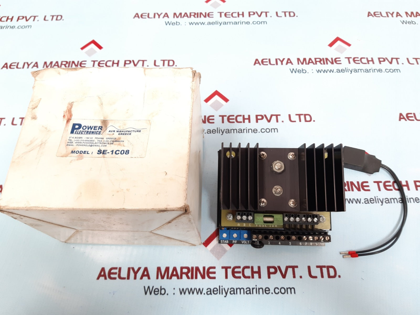 Power electronics se-1c08 universal avr – Aeliya Marine Tech