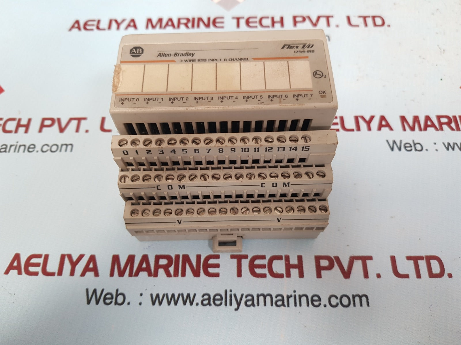 Allen-bradley 1794-ir8 3 wire rtd input 8 channel flex i/o module ...
